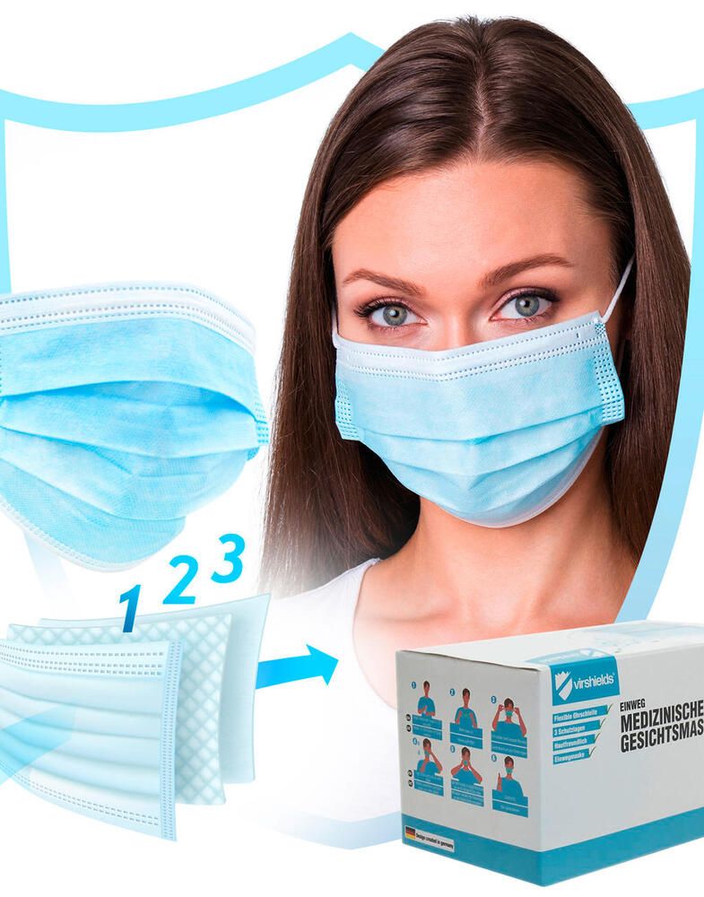 Virshields VS003 - Disposable Face Mask | Wordans France
